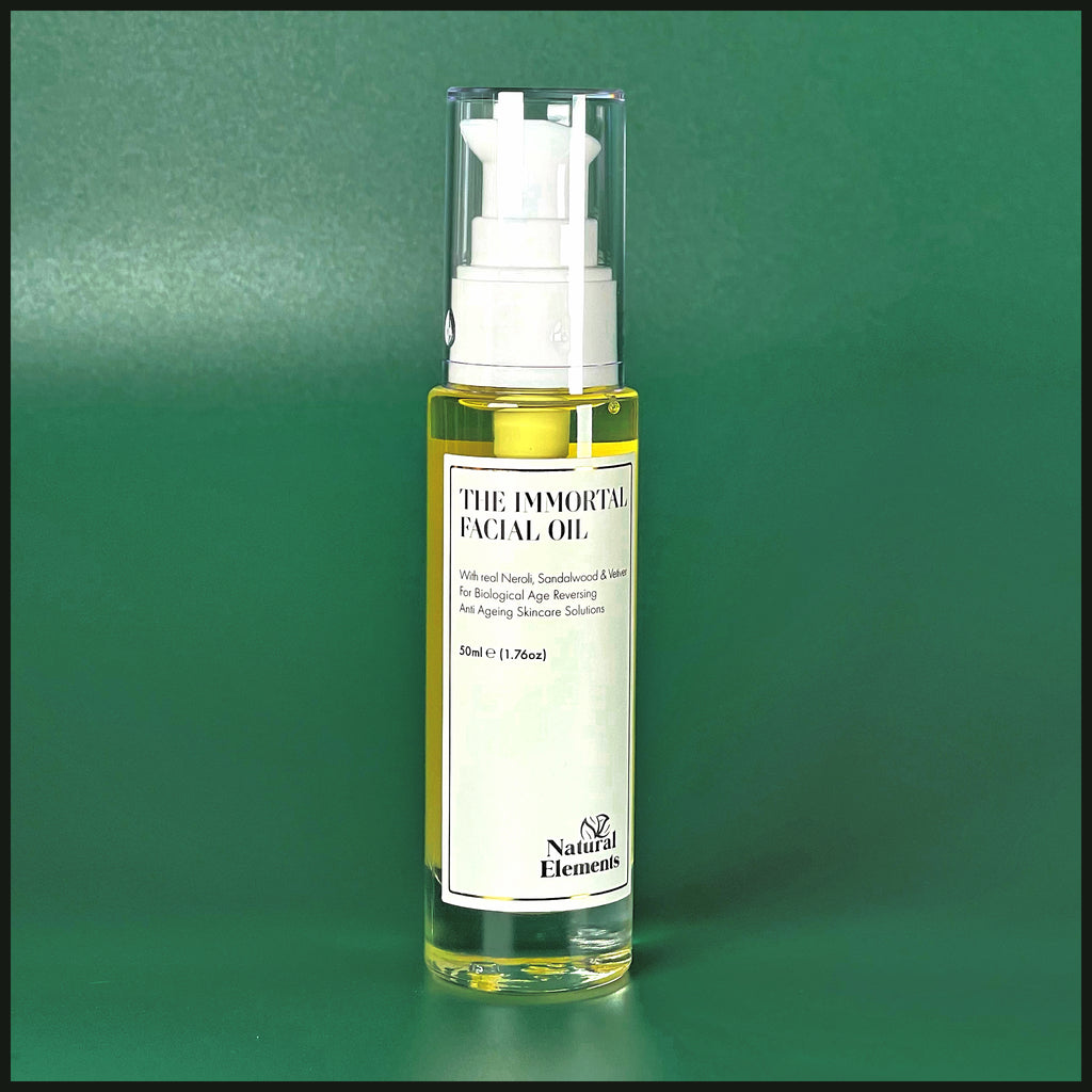 The Immortal Facial Oil 50ml | Collagen Boost & Rebuild – Natural Elements